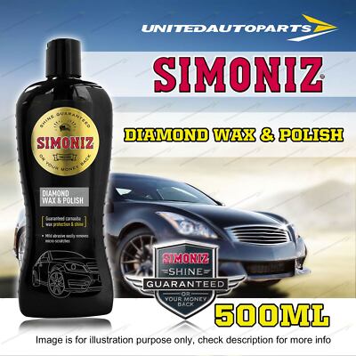Simoniz Diamond Wax and Polish 500ml Eliminates Micro Scratches And ...