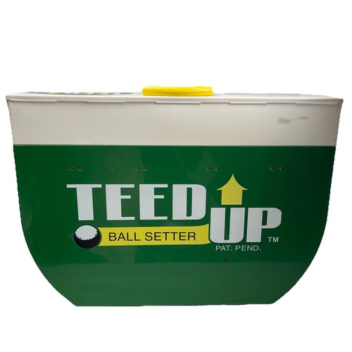 Teed Up Golf Home Driving Range w/ Gravity Feed Ball Tee System Ball ...