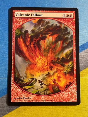 Magic the Gathering MTG Textless Promo VOLCANIC FALLOUT | eBay