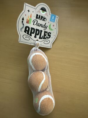 BARK BOX: Halloween "Dandy Apples! - Set of 3- Small - NWT | eBay