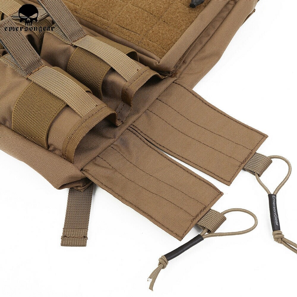 Emerson Tactical Banger Molle Back Panel Vest Plate Carriers Pouch For ...