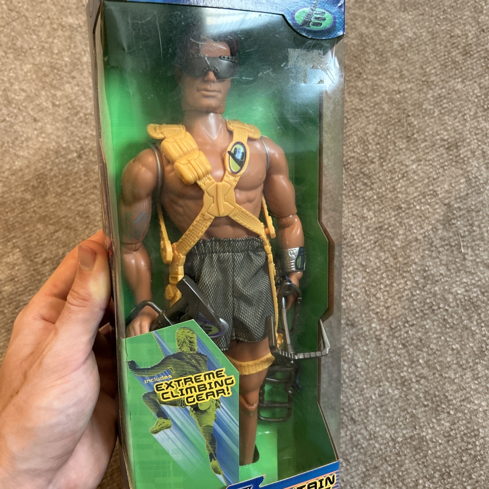Vintage Mattel Max Steel Mountain Climbing Action Figure 1998 11" Doll ...