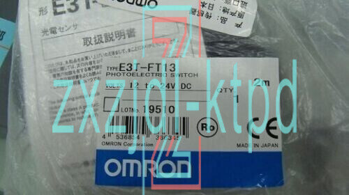1PCS New Omron E3T-FT13 Photoelectric Switch Sensor E3TFT13 12-24VDC 2M ...