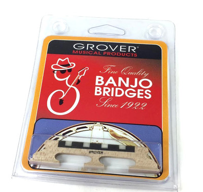 Grover Acousticraft™ Tenor 4-string Banjo Bridge 3-Legged 5/8" Tall ...