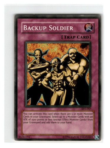 Yu-Gi-Oh! Backup Soldier Common SYE-047 MP Unlimited | eBay