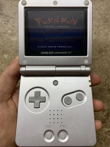 Nintendo Gameboy Advance SP Silver w/NEW BATTERY and Charger! | eBay