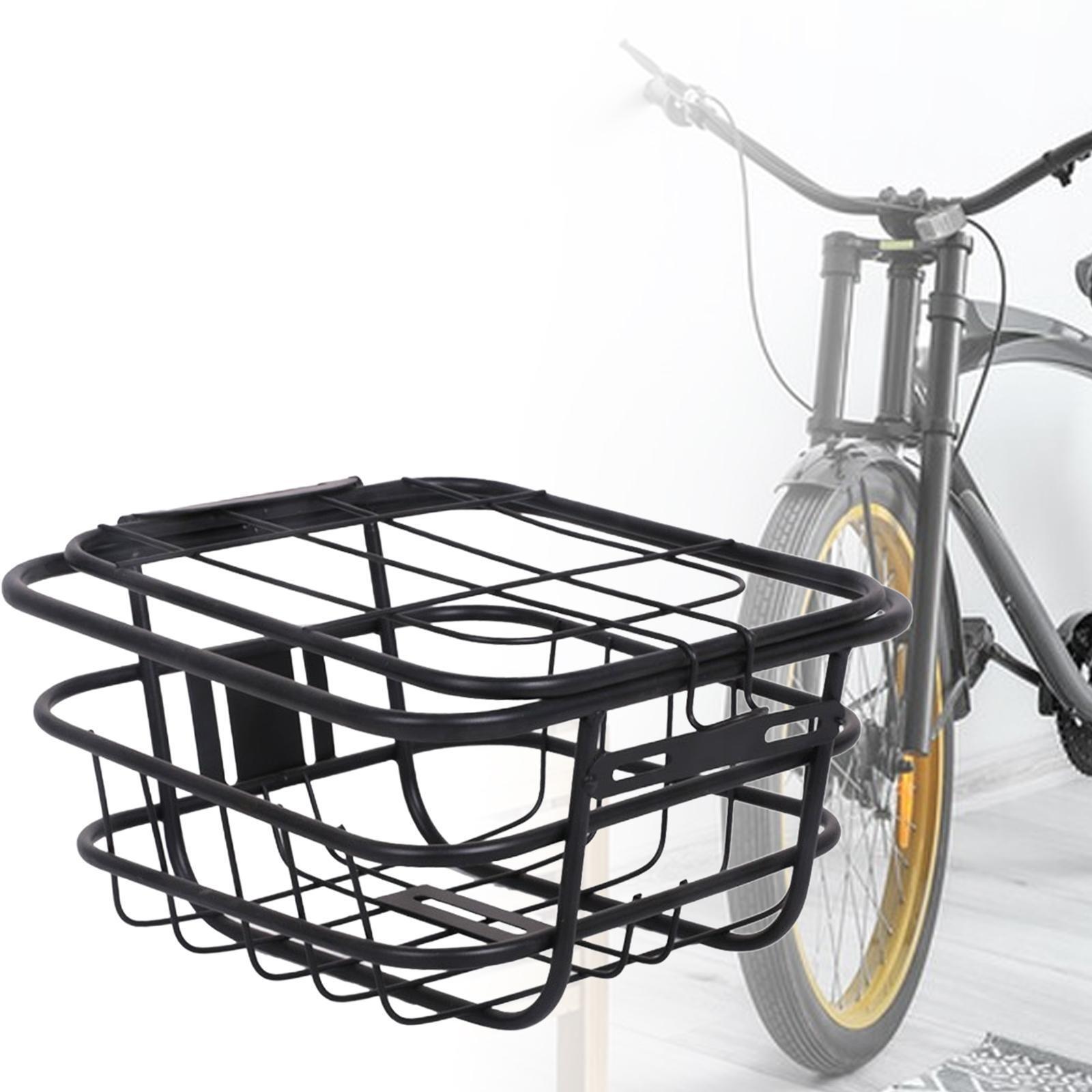 Front Frame Bike Basket Luggage Package Rack Carrying Large | eBay