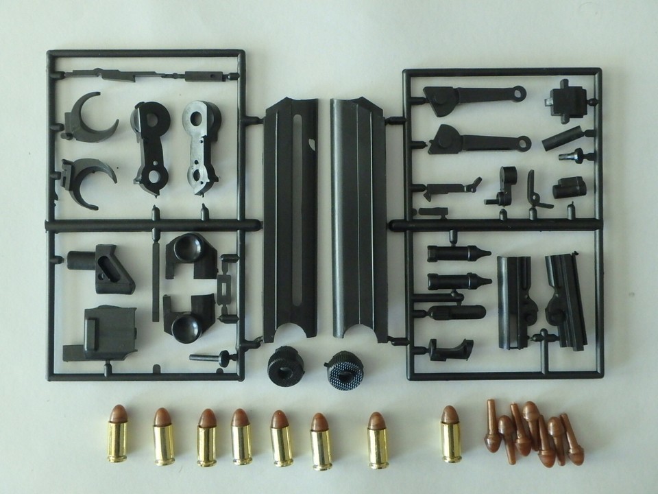 LS Luger model P08 parabellum pistole 1/1 scale model gun kit complete ...