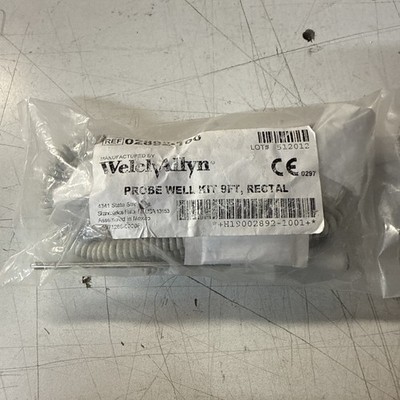 WELCH ALLYN SURETEMP Probe & Well Kit 4FT Rectal #02892-000 Sure Temp ...