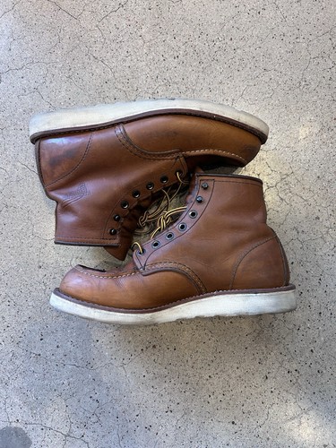 Red Wing 10875 Work Moc 6" Boot for Men 8.5D Made In USA | eBay