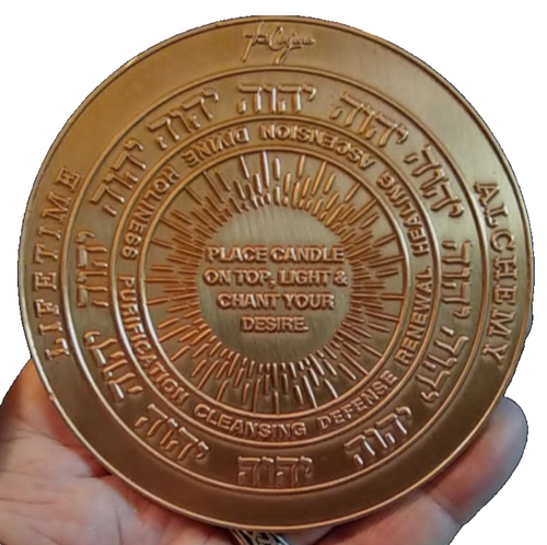 Copper Spiritual Alchemy Plate - Divine 9 / The Conjure ~ Lala Inuti ...