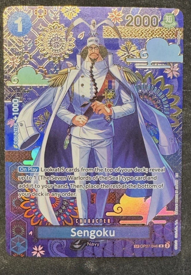 SENGOKU - ONE PIECE TCG OP07-046 R SP - The Azure Sea's Seven English ...