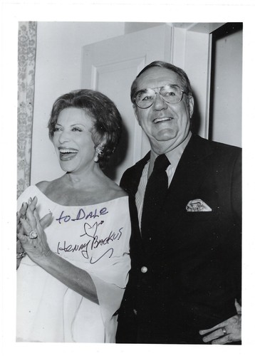 Rare SIGNED HENRY BACKUS Vintage Glossy Photo AUTOGRAPH Petula Clark ...