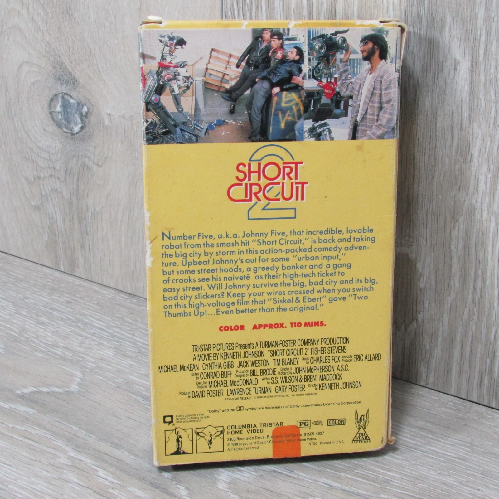Short Circuit 2 VHS 1988 Fisher Stevens Michael McKean Classic Film ...