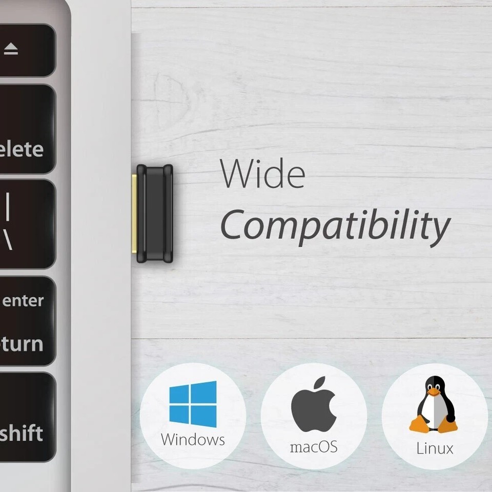 EDIMAX Wi-Fi 4 802.11n Adapter PC N150 Nano USB Adapter, 150Mbps EW ...
