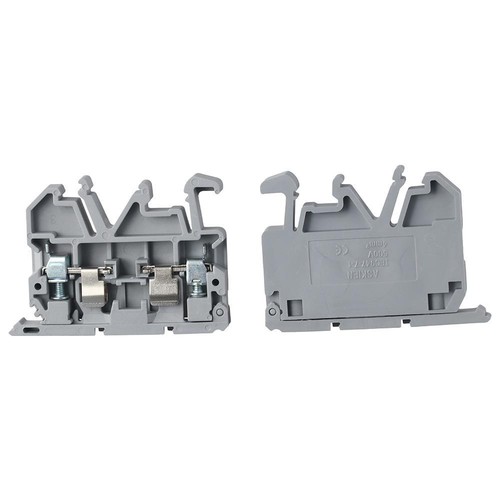 10pcs 6.3A Fuse Holder ASK1EN Terminal Block New DIN Rail Mount | eBay ...