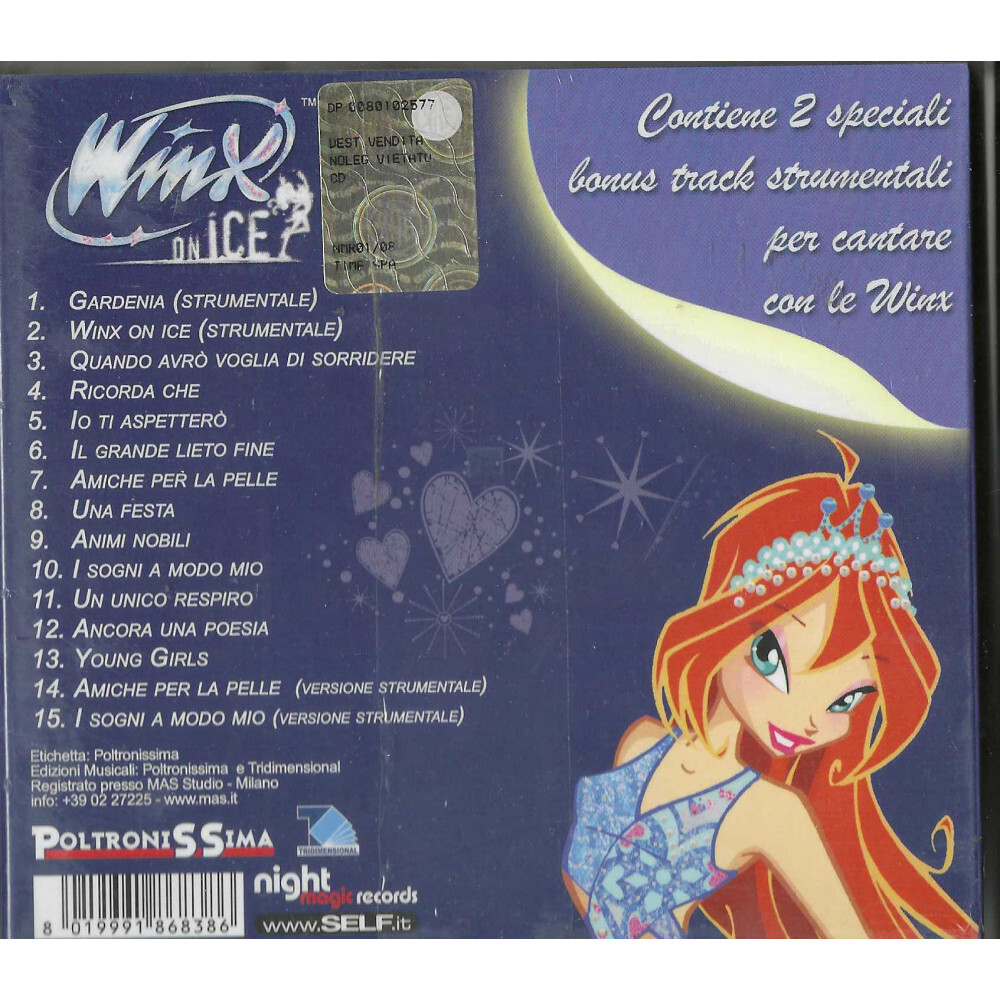 Winx Club CD Winx On Ice / PoltroniSSima – NMR0108CD Sigillato | eBay