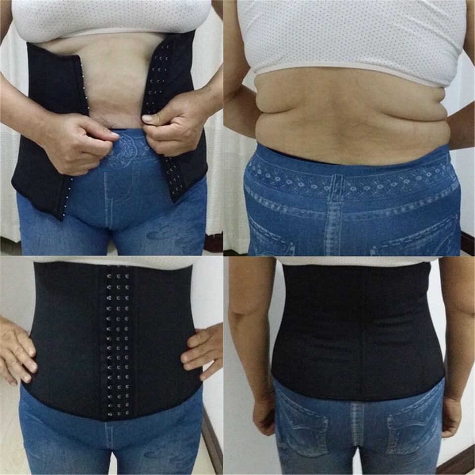 Fajas Colombianas Latex Waist Trainer Corset Weight Loss Body Shaper ...