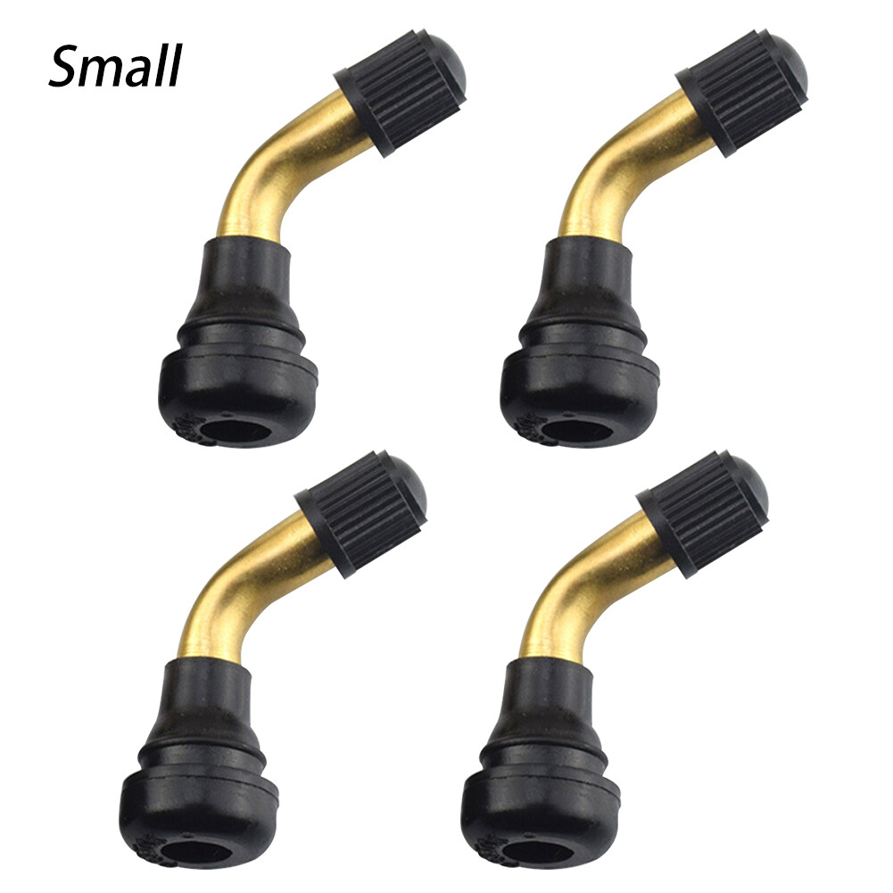 4pcs Brass Snap-in Right Angle Tire Valve Tyre Valves Stem Motorcycles ...