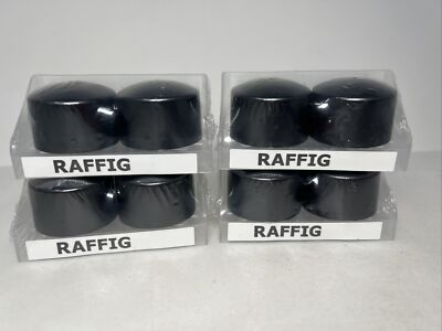 Lot of 4 IKEA Raffig Finials Grey Silver 002.199.37 Curtain Rod End ...