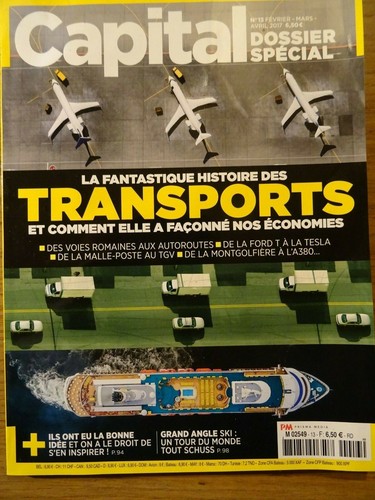 Capital Dossier Spécial °13 Fév Mars Av 2017| Histoire des Transports *Mag.Neuf | eBay