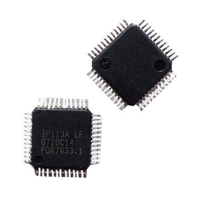 2 PCS IP113A-LF QFP48 IP113 IP113ALF 10 /100Base-Tx/Fx Media Converter ...