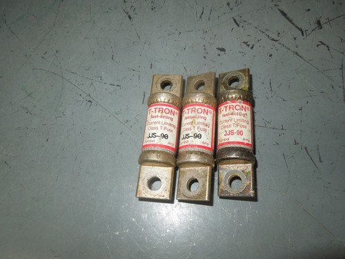 Set of 3 Bussmann T-Tron JJS-90 Class T Fuse 90A 600V AC Used | eBay