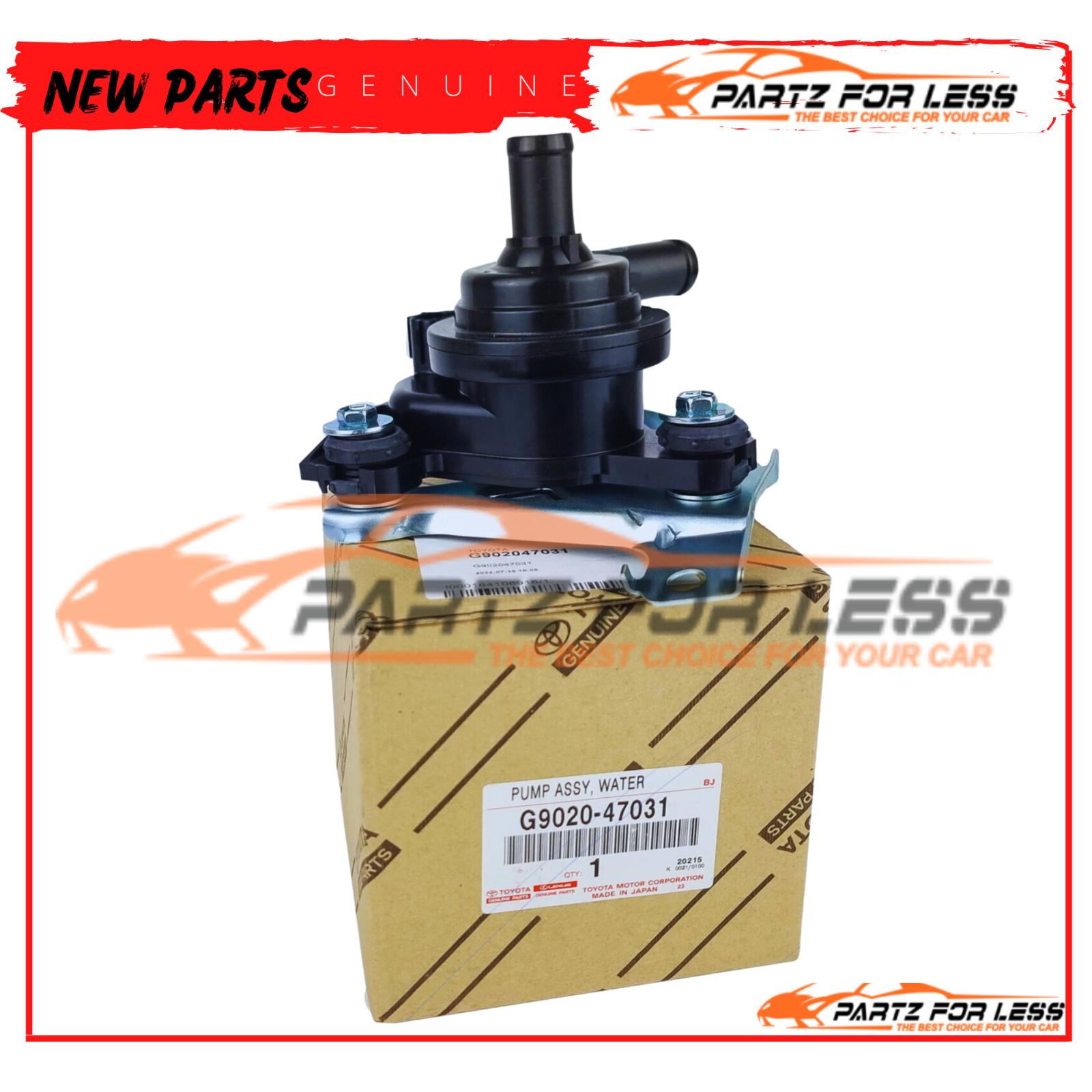 G9020-47031 TOYOTA GENUINE 2004-2009 Prius ELECTRIC INVERTER WATER PUMP ...