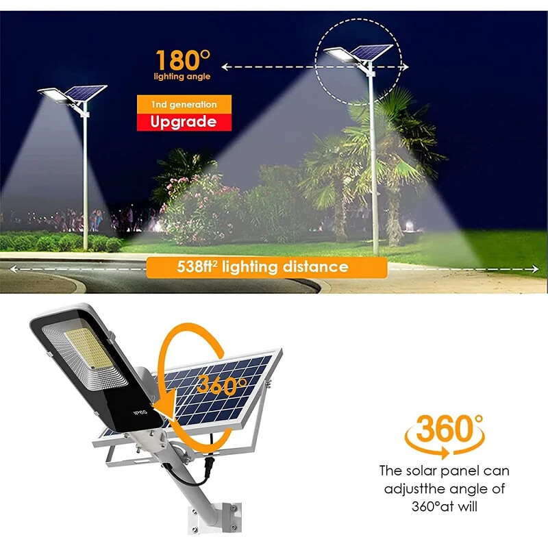 Powerful Solar Light Outdoor Solar Street Light Street for Garage ...