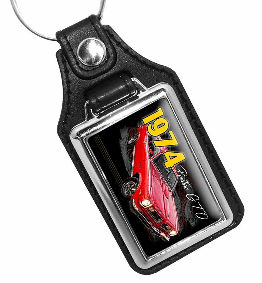 1964 through 1974 Pontiac GTO Muscle Car Designs Key Chain Key FOB Key ...