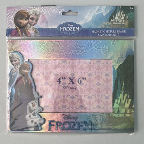 Disney Frozen Magnetic Picture Frame 4x6 Elsa Olaf Anna Princess NEW ...