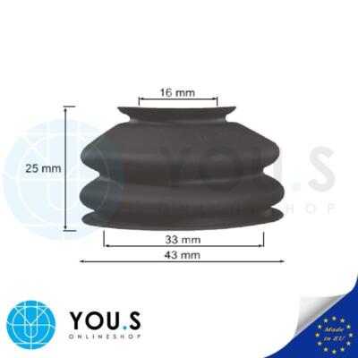 2x Tie rod end rubber boot tie rod rubber boots 16-33-25 for BMW | eBay