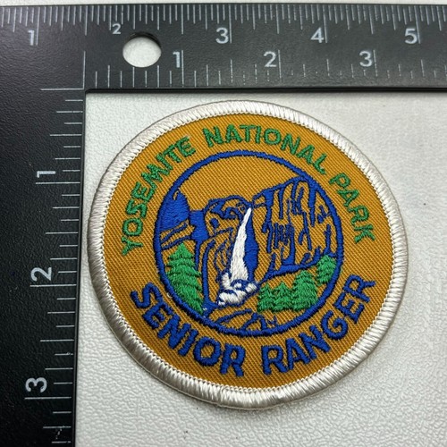 VINTAGE HTF SENIOR RANGER Patch YOSEMITE NATIONAL PARK California ...