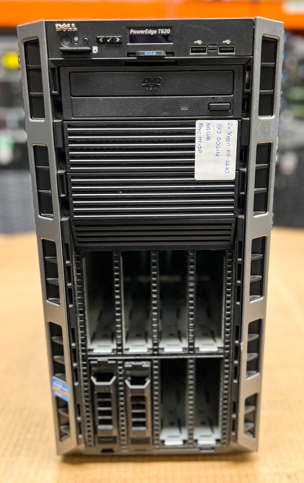 Dell PowerEdge T620 8-Bay Server 2x E5-2620 @2GHz 56GB Perc H710p ...
