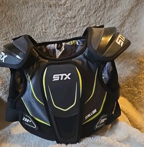 STX Lacrosse Stallion 200+ Boys Lacrosse Shoulder Chest Pad Medium 2021 ...