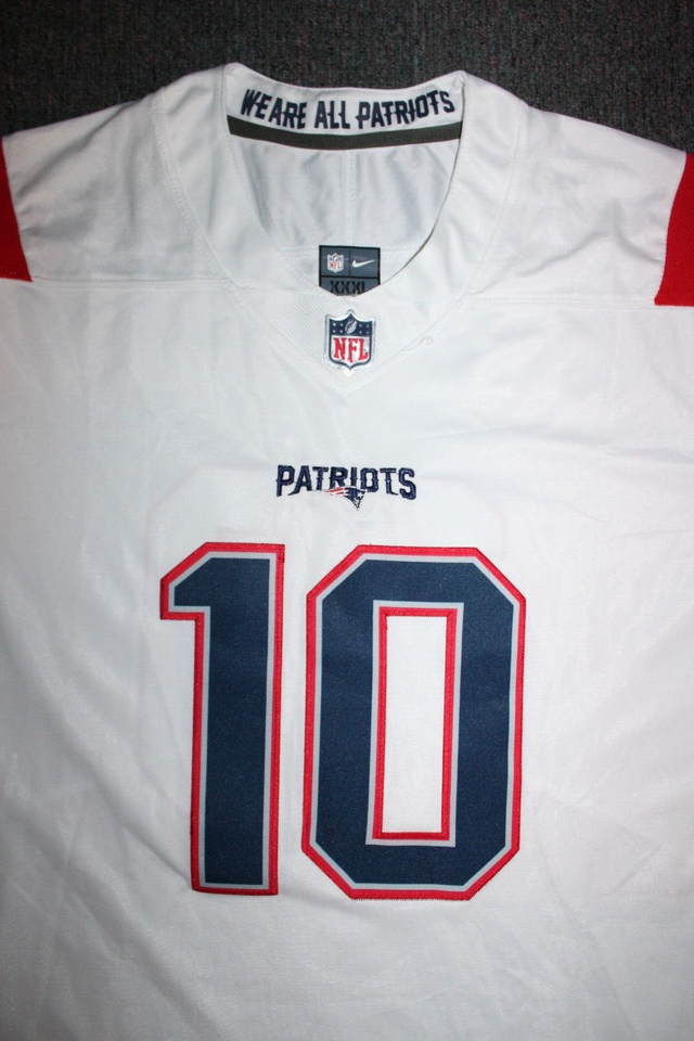 NFL Football New England Patriots Mac Jones #10 Sewn Jersey 3XL Nike ...