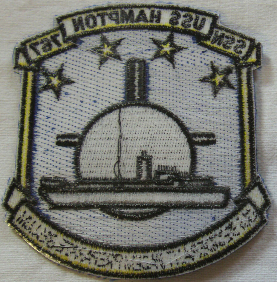 PUS241 - US Navy USS Hampton SSN-767 Nuclear Submarine Patch | eBay