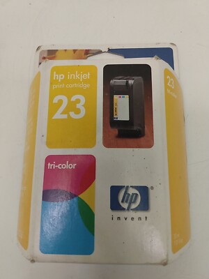 Genuine HP 23 Tri-Color Ink Cartridge EXPIRED | eBay