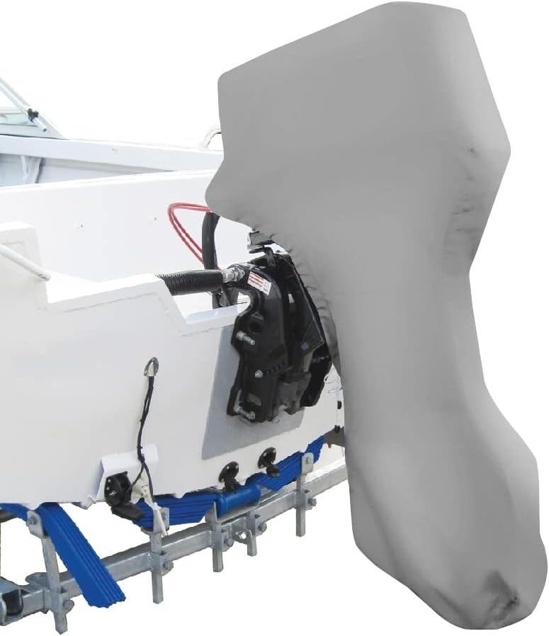 Heavy-Duty Waterproof Marine Outboard Motor Cover - UV Protection ...