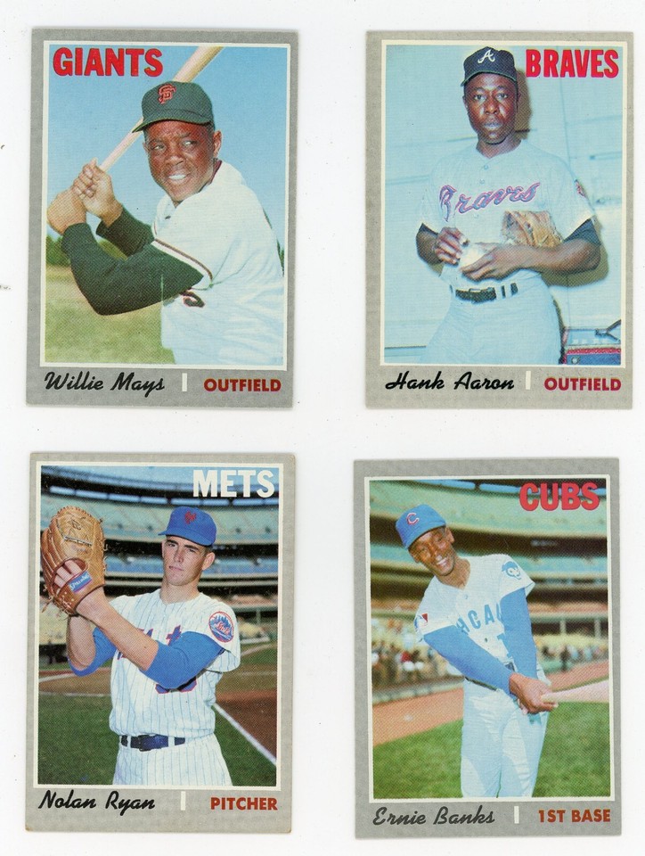 1970 Topps Baseball COMPLETE SET #2 (720) EX/EX+ Condition w/INSERT ...