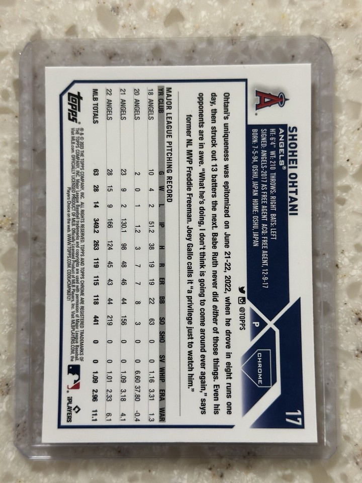 Shohei Ohtani 2024 Topps Chrome Xfractor 92/99 2023 MVP Buyback Stamp ...