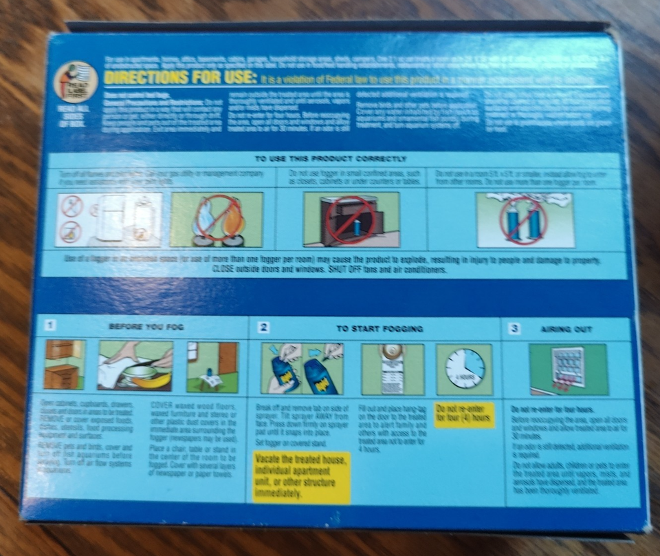 3 Pack Raid Max Concentrated Deep Reach Fogger Kills Roaches & Fleas | eBay