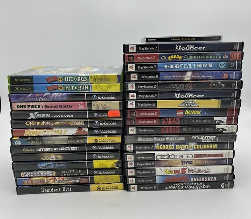 Lot of Various Empty Game Cases | Playstation PS1 PS2 Nintendo GameCube ...