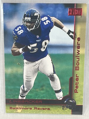 2000 SkyBox Star Rubies Baltimore Ravens Football Card #11 Peter ...