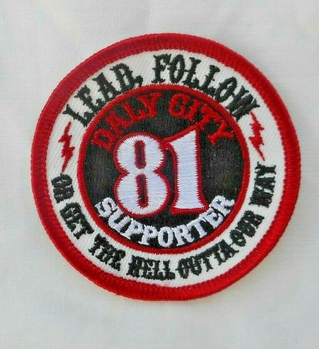 81 Hells Angels Daly City California Support Patch 2.1/2 " x 2.1/2 ...