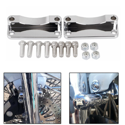 US Front Fender Riser Relocator Kit For Harley 03-13 Touring FLHT FLHR ...
