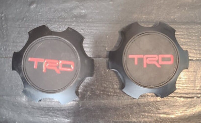 Set Of Two(2) Toyota Tacoma TRD Center Cap Hub Cover PTR20-35111-XX blk ...
