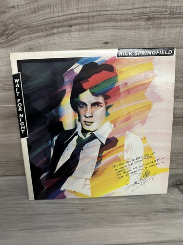 Rick Springfield ‎Wait For Night Vinyl LP Album/RCA Victor ‎ AFL1-4235 ...