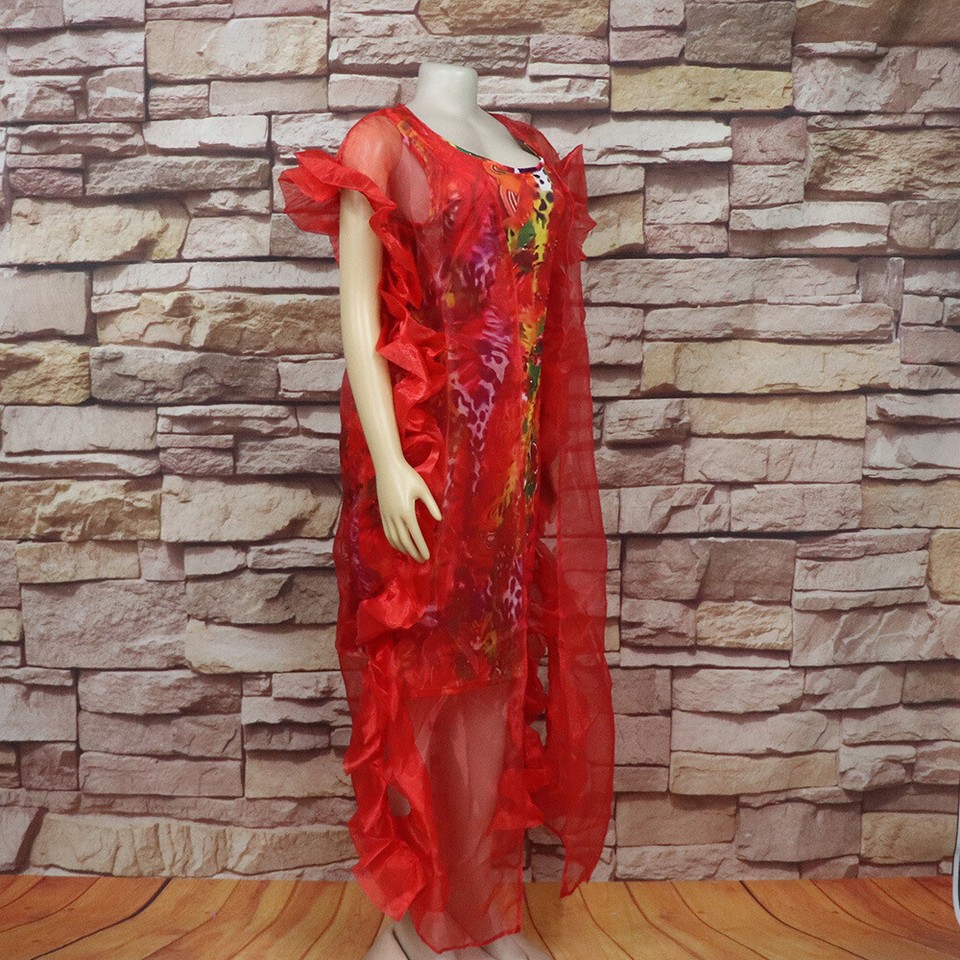 African Dashiki Mesh Cardigan Women Kaftan Long Dress Kimono Open Abaya ...
