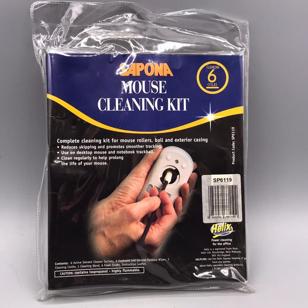 Helix Sapona Mouse Cleaning Kit Complete Computer Mouse Cleaning | eBay